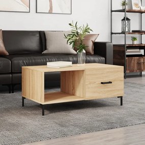 vidaXL Konferenční stolek 90 x 50 x 40 cm kompozitní dřevo [829216] Barva: hnědý dub