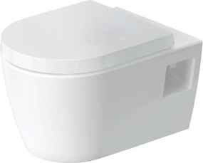 Duravit ME by Starck - Závěsné WC, Rimless, HygieneFlush, DuraShield, bílá 251709AA00