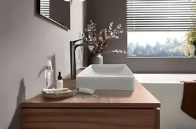 HANSGROHE Umyvadlová baterie kartáčovaný černý chrom / CoolStart / Eco