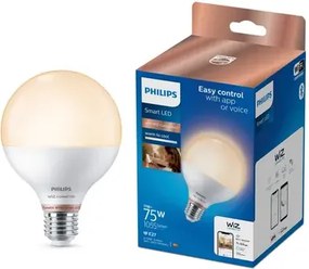 WiZ G95 E27 / Chytrá LED žárovka / Wi-Fi/Bluetooth / 11W / 1055 lm / 2