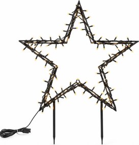 Kovová LED hvězda 150 LED 60 cm