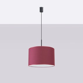 Sollux Lighting Závěsná lampa NEVIA vínová