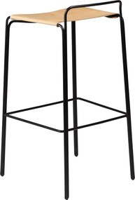 Hnědá barová stolička (výška sedáku 77 cm) Paz – DAN-FORM Denmark