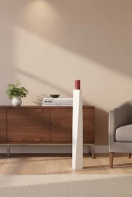 Stojan na svíčky HYDRON, sklolaminát, výška 80 cm, bílý