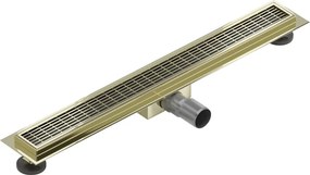 Mexen Flat M33 lineární odtok 70 cm, zlatý - 1533070-15
