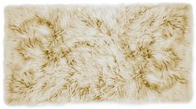 Kusový koberec s vysokým vlasem OMBRE 80 x 140 cm - hořčicový