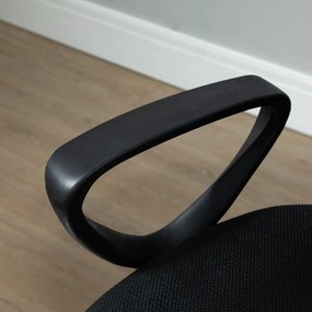 Kancelářská ergonomická otočná židle Vinsetto s nastavitelnou výškou a podnožkou kovová 59,5x60x102,5-126cm
