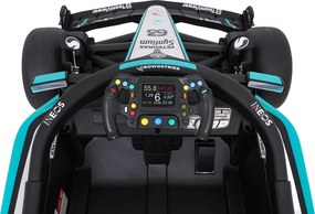 Ramiz Formule AMG Petronas F1 elektrické autíčko pro děti černé na dálkové ovládání + ovladač R/C