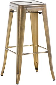Kovová barová židle Josh V2 - Zlatá