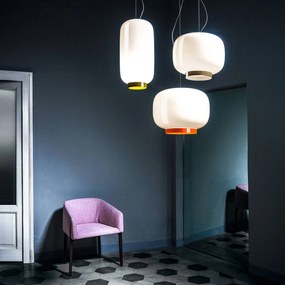 Foscarini Chouchin Reverse 2 LED závěsné zelená