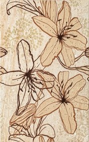 Ceramika Koňskie Ceramika Konskie Dekor Travertino Flowers 40x25 - 147598