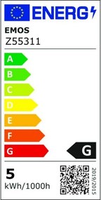 LED žárovka DECO SMOKED A60 teplá bílá
