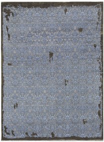 Diamond Carpets India, Ručně vázaný kusový koberec Diamond DC-M 5 Silver/natural, 305x425, šedá, chodba / předsíň