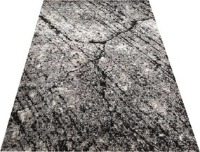 DY Šedý koberec s mramorovým vzorem Panamero 04 Rozměr: 60x100 cm