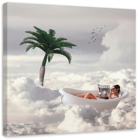 Gario Obraz na plátně Koupání v oblacích - Zehem Chong Rozměry: 30 x 30 cm