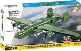 COBI 5739 II WW Consolidated B-24D Liberator / 1445 kostek / 2 figurky