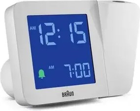 Braun BC15 bílá / Digitální budík / LCD / DCF (Rádiem řízené) / 1x AA