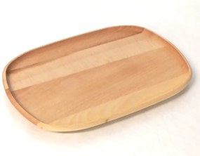Dřevěný servírovací talíř - oválný