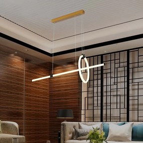 LED Solution Černé závěsné LED svítidlo designové 86cm 16W 8022