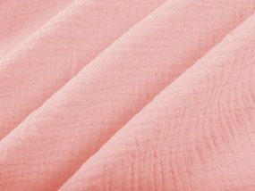 Biante Mušelínový povlak na polštář MSN-004 Pastelově růžový 40 x 60 cm