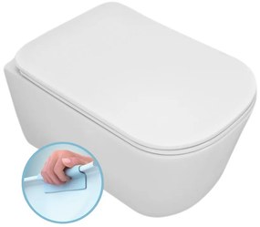 Kerasan, TRIBECA závěsná WC mísa, Rimless, 35x54 cm, bílá, 511401