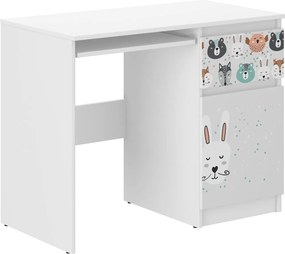 Wooden Toys Dětský psací stůl N-33 ZVÍŘÁTKA