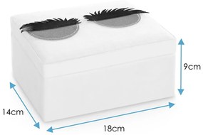 Šperkovnice Lashes světle růžová