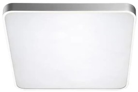 LED stropní svítidlo Quadro 50 Led CCT Silver s dálkovým ovladačem