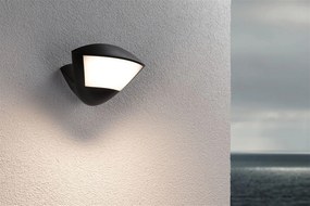 P 94864 LED venkovní nástěnné svítidlo Smart Home Zigbee 3.0 Skyla pohybové čidlo neláká hmyz IP44 226x164mm CCT 10W 230V antracit hliník - PAULMANN