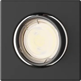 Philips Peridot Rec Kit Sq černá / Zapuštěné svítidlo / hranaté / GU10