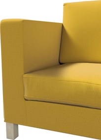 Potah na pohovku IKEA  Karlanda 3-místná nerozkládací, krátký barva žlutá látka sametová