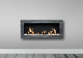 BIO FLAME biokrb Easy M Open Patina Šedá