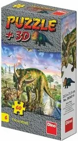 DINO Dinosauři + figurka / 60 dílků / od 5 let