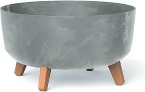 PROSPERPLAST GRACIA LOW 38 cm beton effect / Květináč