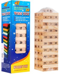 RKToys Jenga tower dřevěná věž