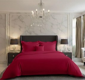 Saténové povlečení LUXURY COLLECTION vínové - 1x 140/220, 1x 70/90cm