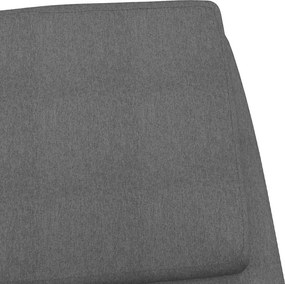 Relaxační křeslo světle šedé textil 341312