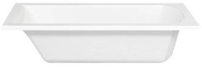 Besco Akrylátová obdélníková vana Shea 140x70 (150x70, 160x70, 170x70, 180x80) Barva: Bílá, Rozměry (cm): 180x80