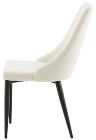 Jídelní židle Leone, béžová, 63x47x91