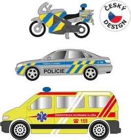 City Collection Sada motorka, auto, dodávka / Sada / Kov, plast / Svět