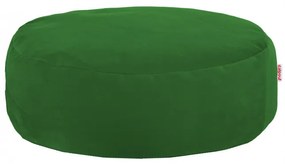 Podnožka - tmavě zelená plyš