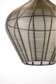Kovové závěsné svítidlo v bronzové barvě ø 27 cm Alvaro – Light &amp; Living