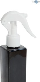 Dávkovač na mýdlo 250 ml černý s bílým rozprašovačem mini LUNA