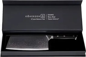 Kohersen Elegance 72217 / Sekáček / Damašková ocel / Ebenové dřevo / 1