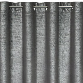 Zatemňovací závěsy zdobené stříbrným potiskem 140 x 250 cm