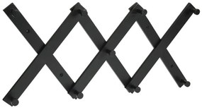 Nástěnný věšák 60 cm černý