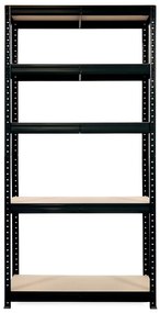 Policový regál Trestles RH 1800x1200x500, nosnost 1750 kg, 5 polic Barva: modrá RH5012-5-MODRA