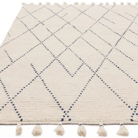Tribeca Design Kusový koberec Livan Cream Blue Linear Rozměry: 120x170 cm
