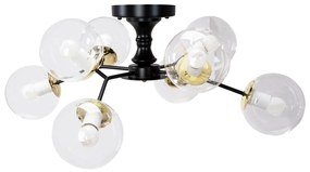 Toolight, stropní svítidlo skleněné koule 8xE27 APP1135-8C, OSW-40108