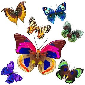 Samolepicí dekorace Motýli SS 3854 - 30 x 30 cm